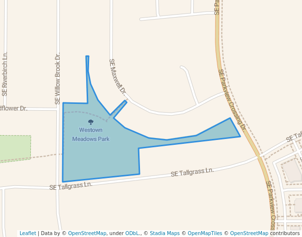 Westown Meadows Park in Waukee | Map and Routes