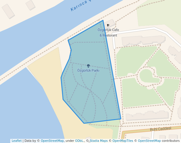 Özgürlük Parkı in Bahçelievler | Map and Routes