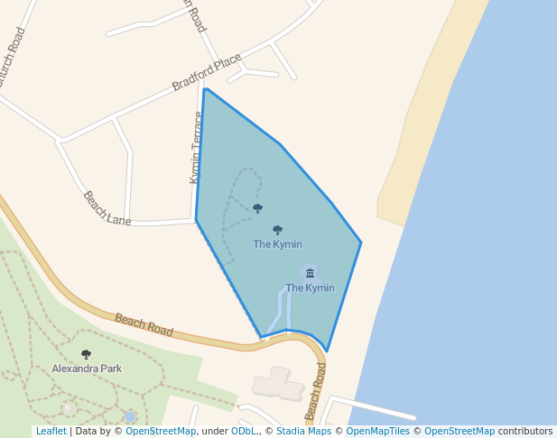 The Kymin in Penarth | Map and Routes