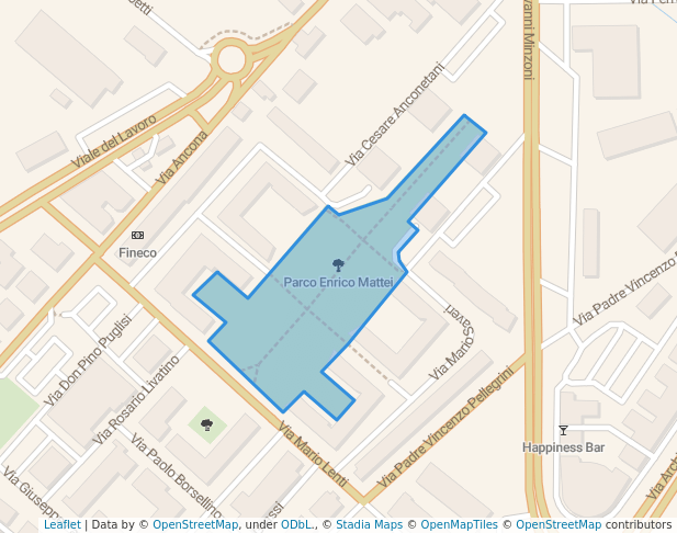 Parco Enrico Mattei in Jesi | Map and Routes