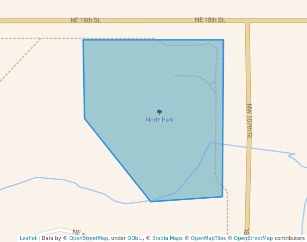 North Park in Grimes | Map and Routes