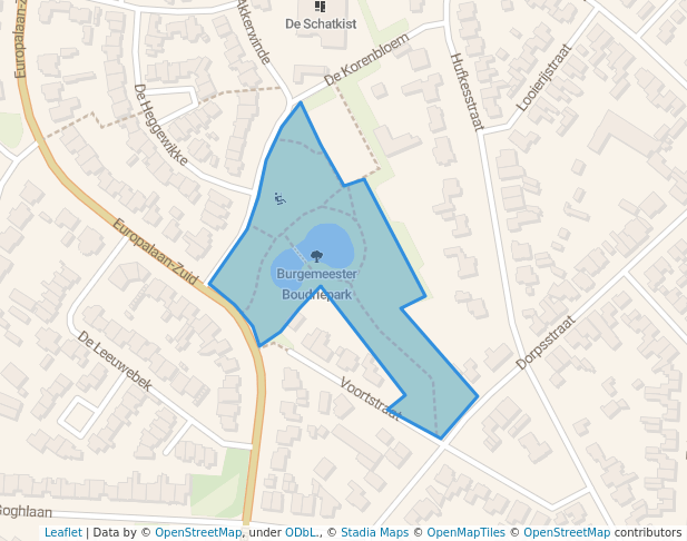 Burgemeester Boudriepark in Budel | Map and Routes