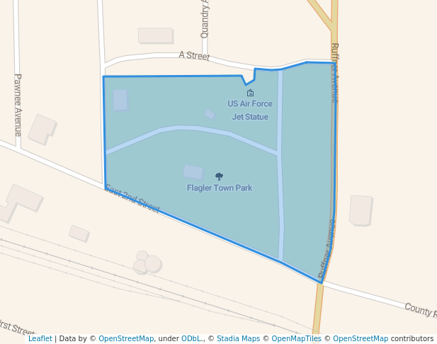 Flagler Town Park in Flagler | Map and Routes