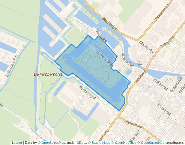 Park Heremastate in Joure | Map and Routes