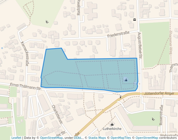 Alter Friedhof in Senftenberg | Map and Routes
