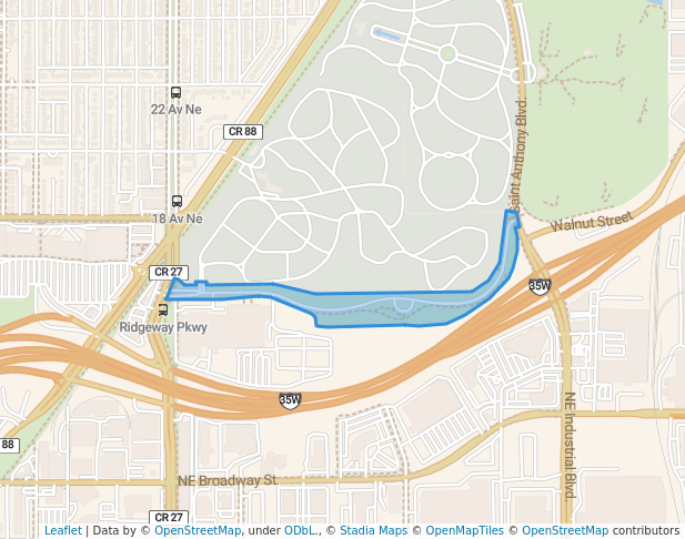 Ridgeway Parkway in Minneapolis | Map and Routes