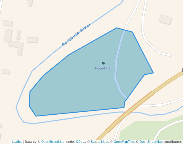 Pound Flat in Carcoar | Map and Routes