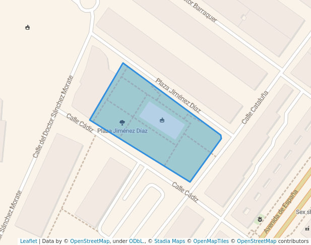 Plaza Jiménez Díaz in Getafe | Map and Routes