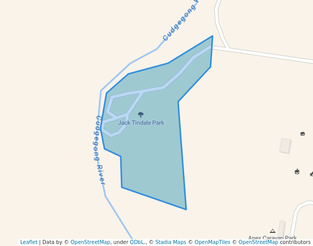 Jack Tindale Park in Rylstone | Map and Routes