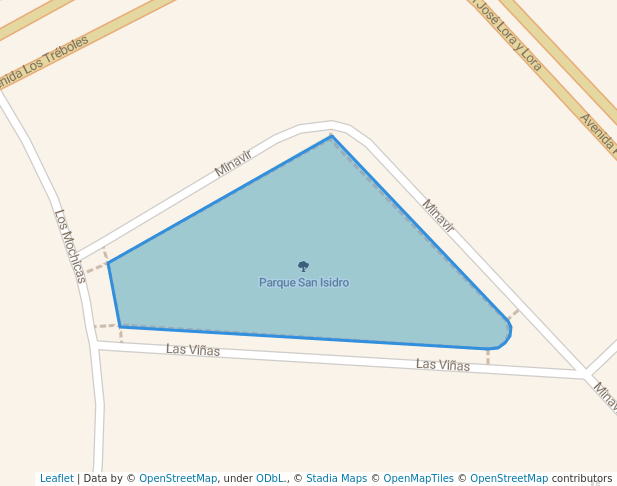 Parque San Isidro in Chiclayo | Map and Routes