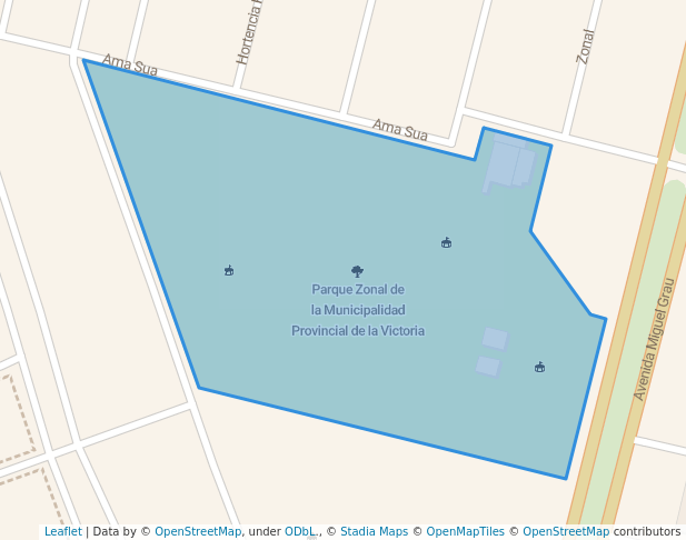 Parque Zonal de la Municipalidad Provincial de la Victoria in La ...