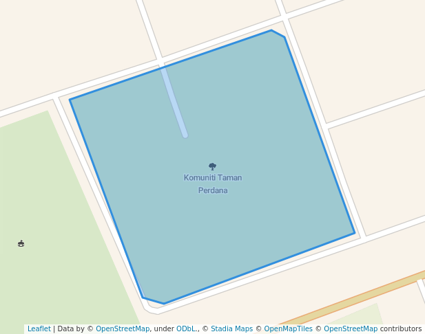 Komuniti Taman Perdana in Pekan | Map and Routes