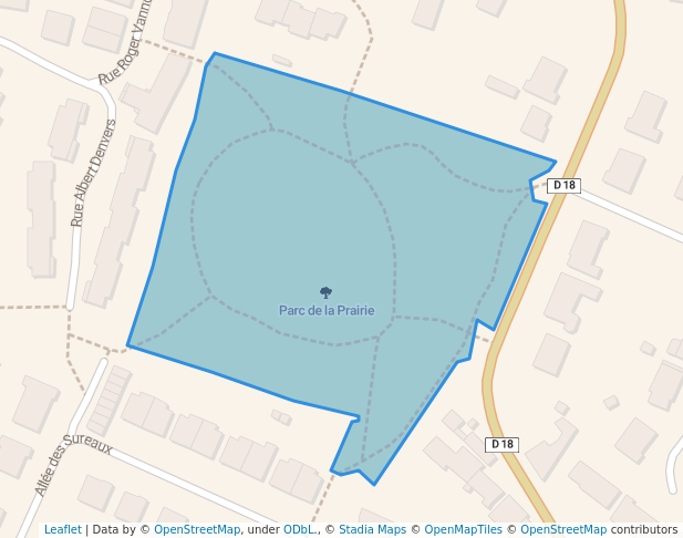 Parc de la Prairie in Wormhout | Map and Routes