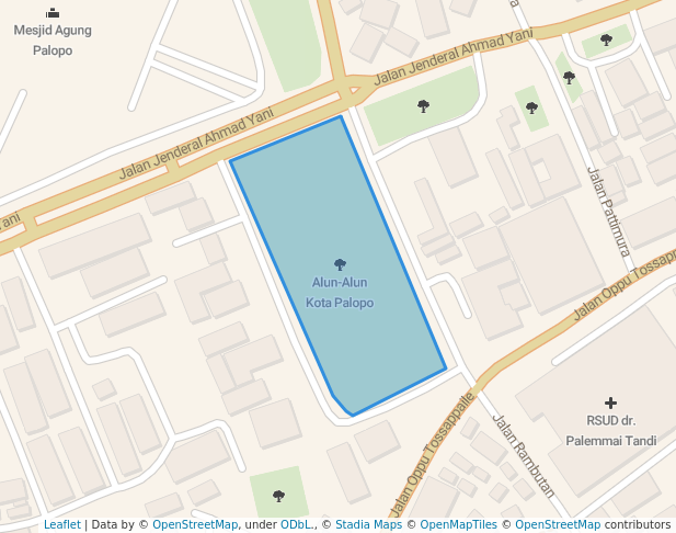 Alun-Alun Kota Palopo in Palopo | Map and Routes