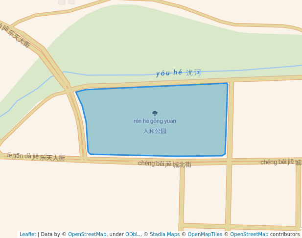 人和公园 in Weinan | Map and Routes