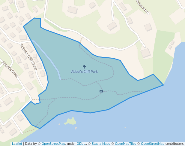 Abbots Cliff Park in Hamilton | Map and Routes
