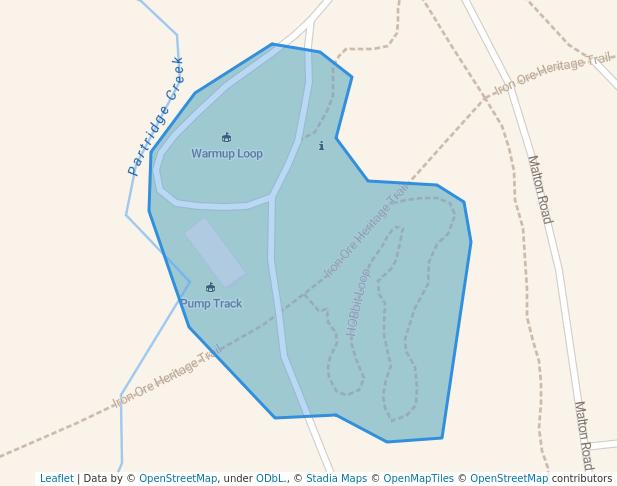 RAMBA Trailhead - The HOB in Ishpeming | Map and Routes