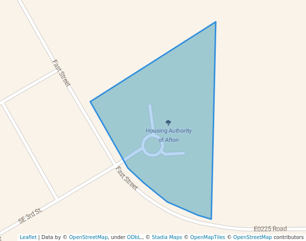 Housing Authority of Afton in Afton | Map and Routes