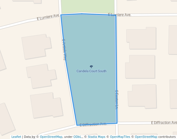 Candela Court South in Mesa | Map and Routes