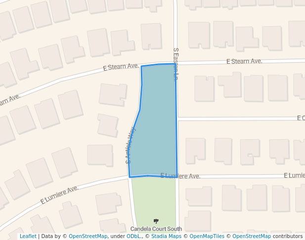 Candela Court North in Mesa | Map and Routes