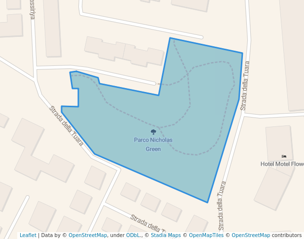 Parco Nicholas Green in Novi Ligure | Map and Routes