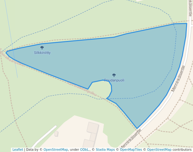 Poudanpuoli in Esbo | Map and Routes
