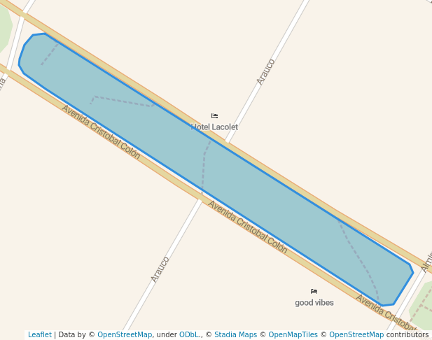 Parque Central Avenida Cristóbal Colón in Magallanes | Map and Routes