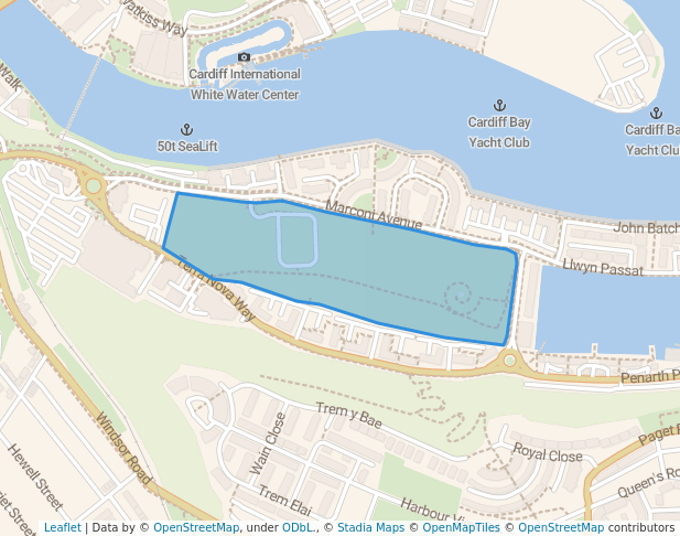 Plymouth Park in Penarth | Map and Routes