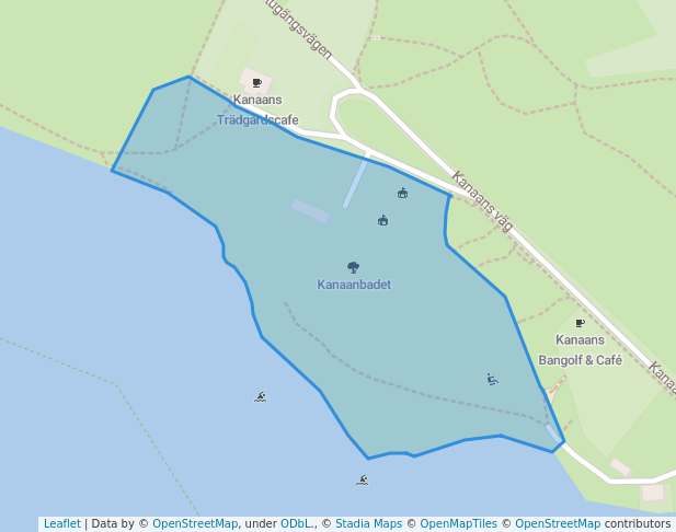 Kanaanbadet in Stockholm | Map and Routes