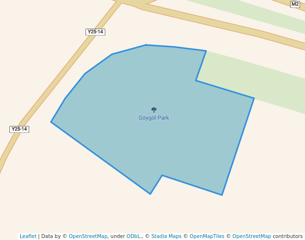 Göygöl Park in Khaghani | Map and Routes