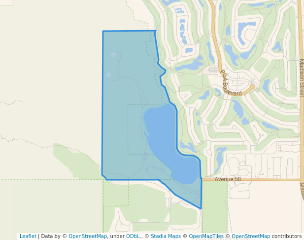Lake Cahuilla Park in La Quinta | Map and Routes