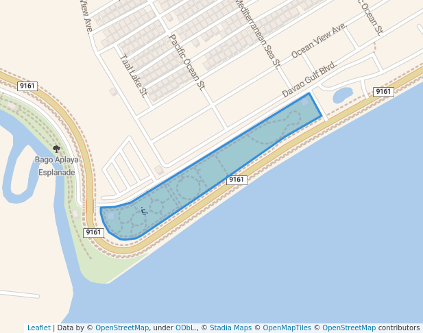 Bago Aplaya Esplanade in Davao City | Map and Routes