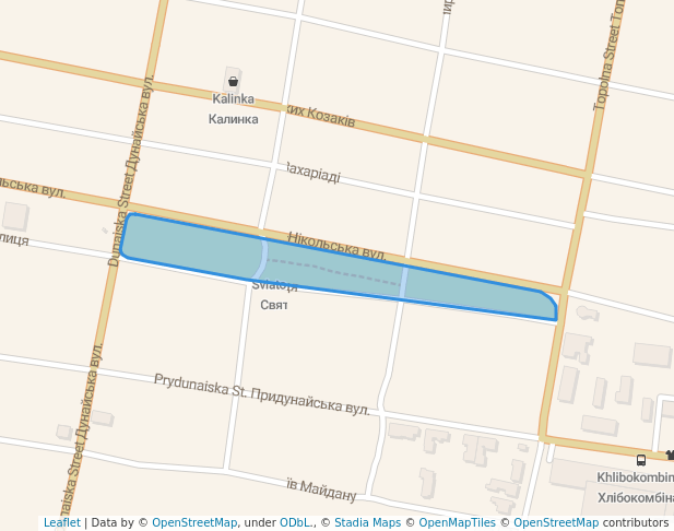 Sviato-Nikolskyi Square in Izmail | Map and Routes