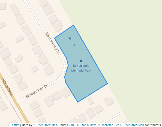 Ray Lalonde Memorial Park in Cornwall | Map and Routes