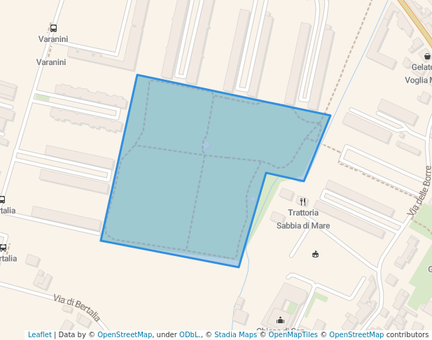 Parco Louis Braille in Bologna | Map and Routes