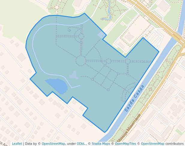 Triathlon Park in Aktobe | Map and Routes