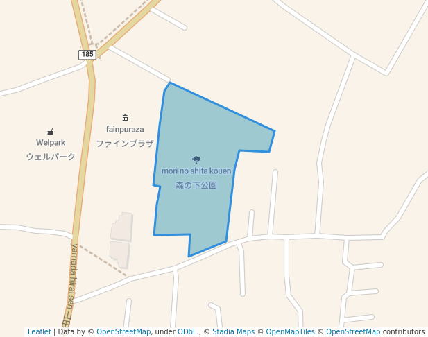 森の下公園 in Akiruno | Map and Routes