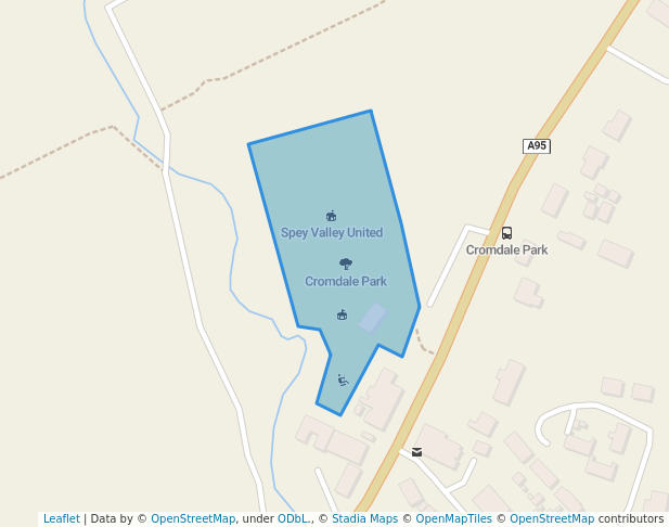 Cromdale Park in Cromdale | Map and Routes