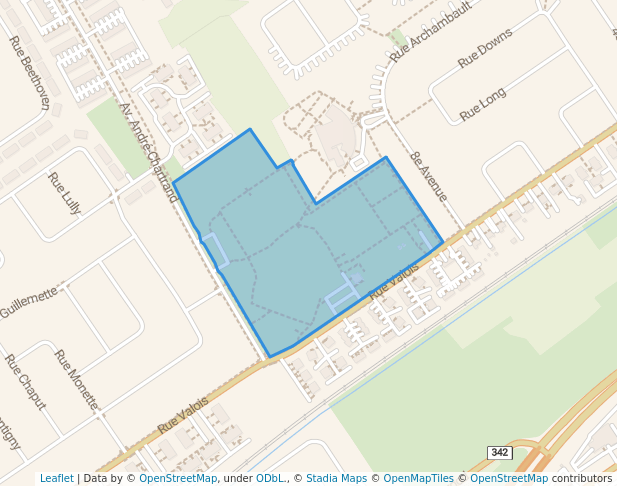 Parc Dorion-Gardens in Vaudreuil-Dorion | Map and Routes