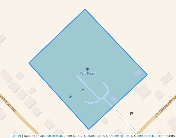 Parc Pager in Mirabel | Map and Routes