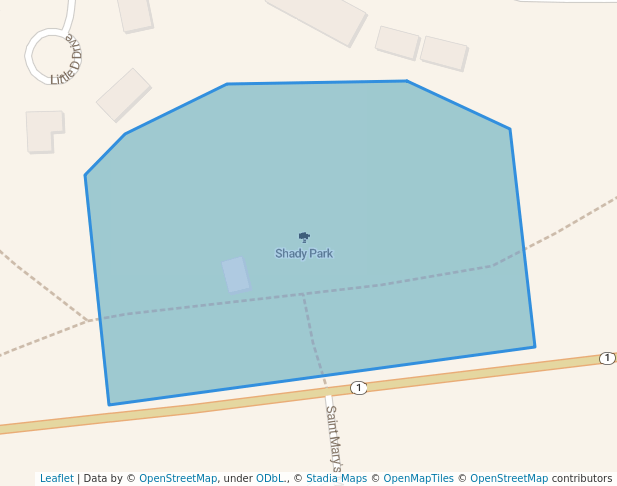 Shady Park in Red Lake | Map and Routes