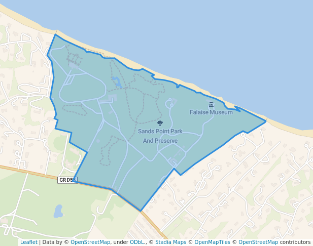 Sands Point Park And Preserve in Sands Point | Map and Routes