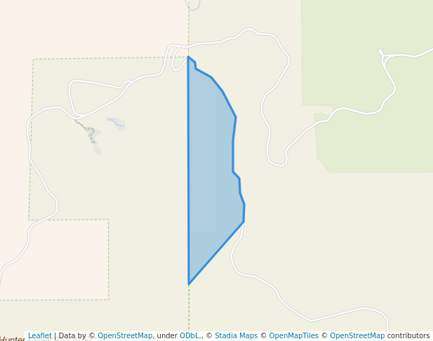 Red Flat/Hunter Creek Botanical Area in Gold Beach | Map and Routes