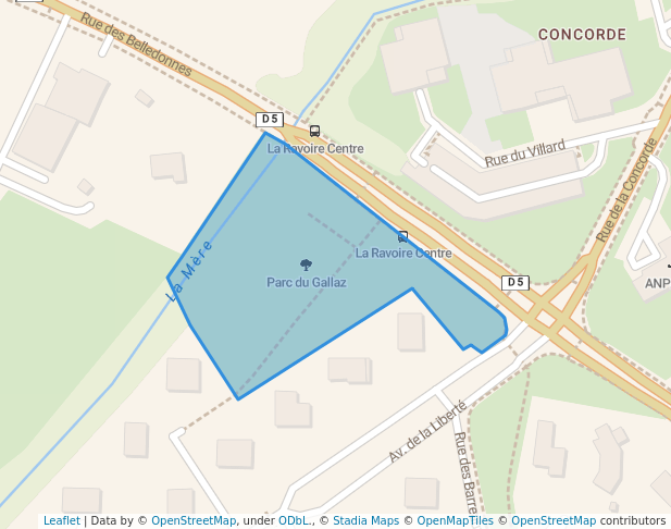 Parc du Gallaz in La Ravoire | Map and Routes