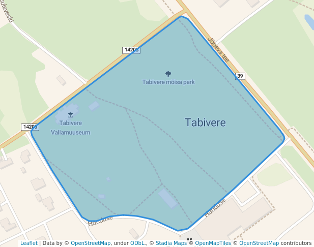 Tabivere mõisa park in Tabivere | Map and Routes