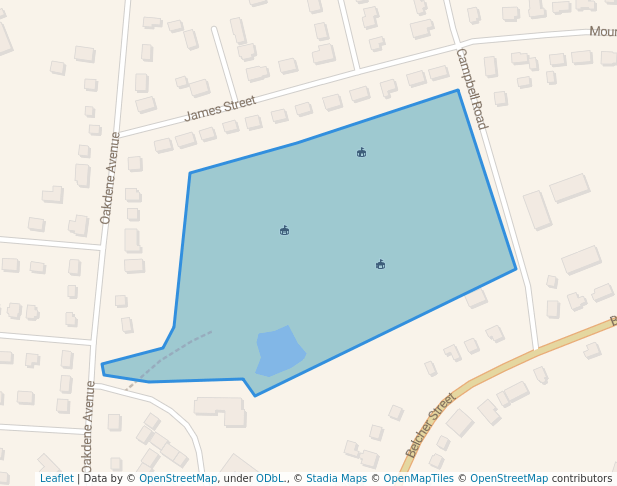 Oakdene Park in Kentville | Map and Routes