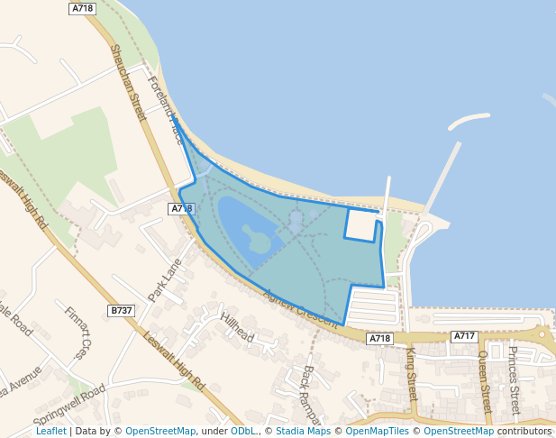 Agnew park in Stranraer | Map and Routes