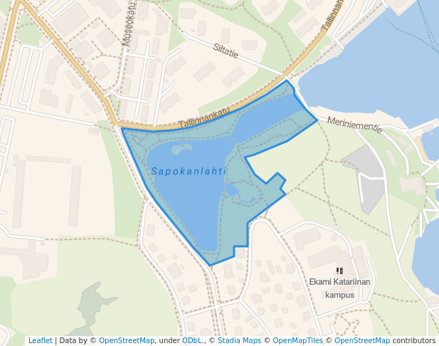 Sapokka Water Garden in Kotka | Map and Routes