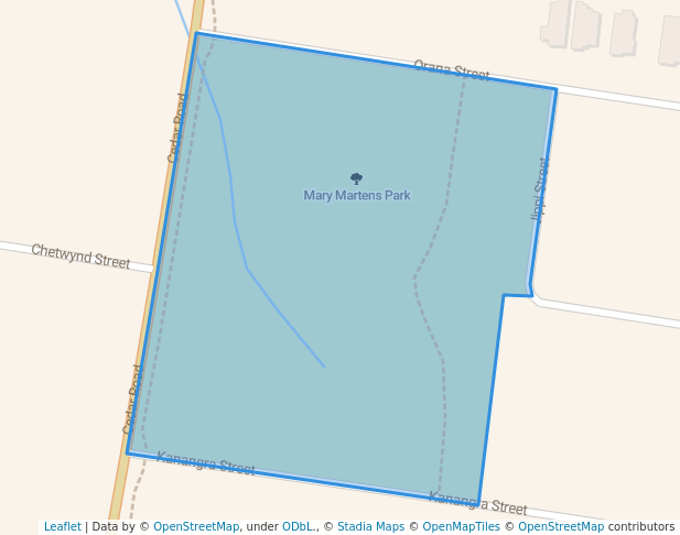 Mary Martens Park in Redbank Plains | Map and Routes