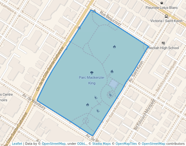 Parc Mackenzie-King in Montreal | Map and Routes